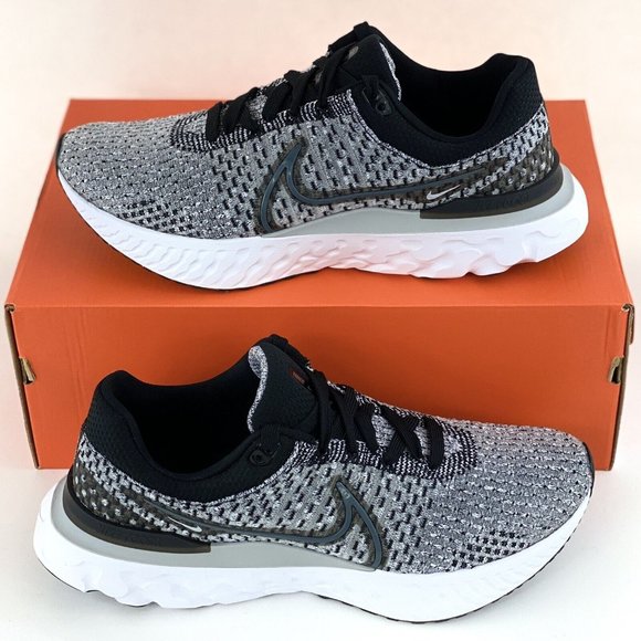 Nike | Shoes | Nike React Infinity Run Flyknit 3 Black White Oreo Mens ...